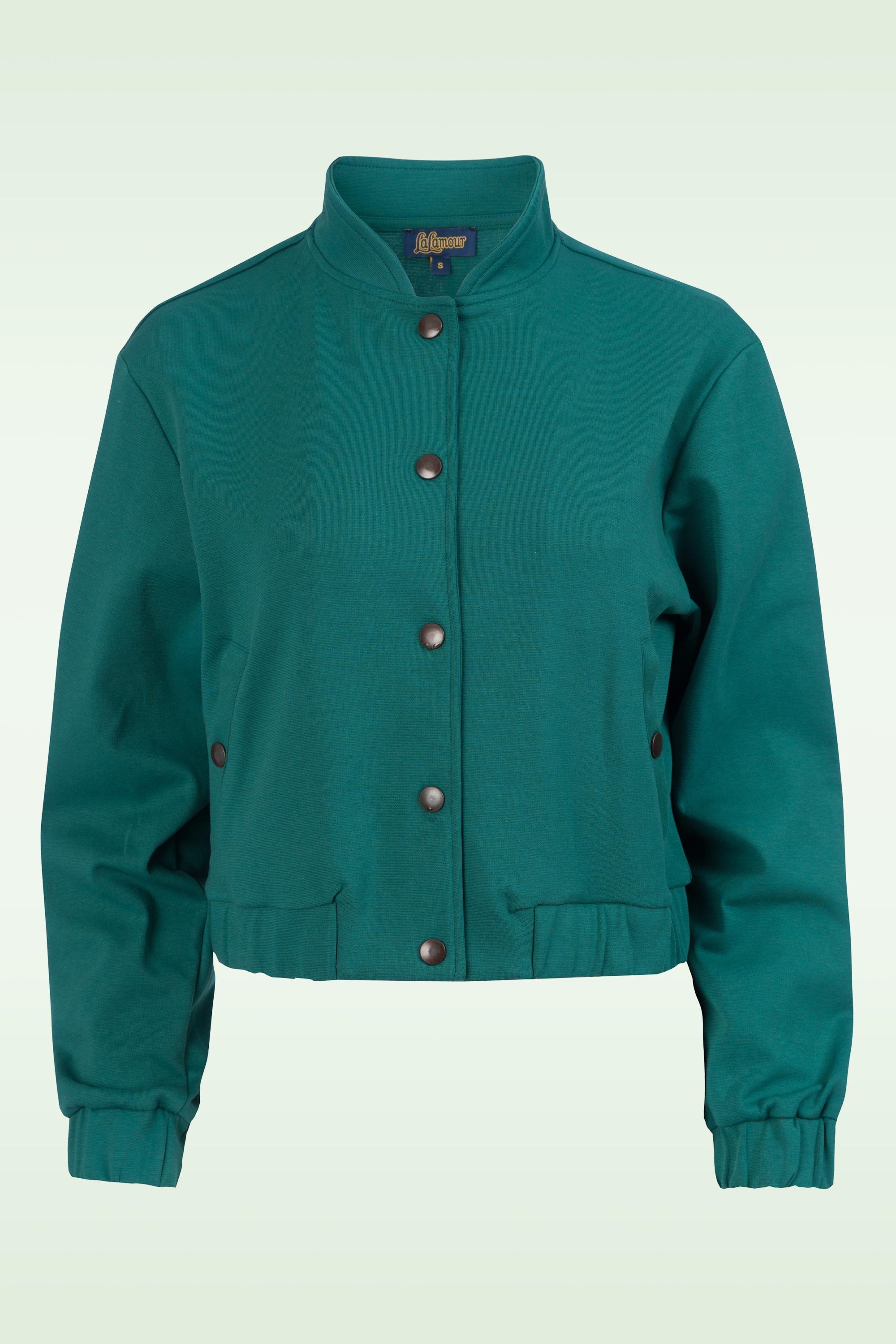 LaLamour Billie Jacket in Punta Di Roma Petrol | Topvintage