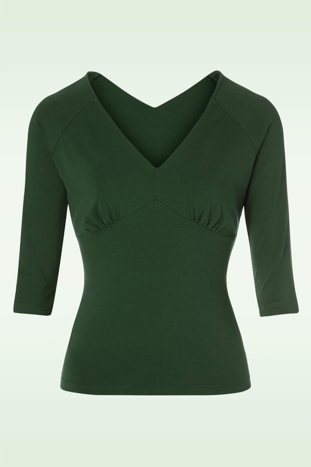 Banned Retro Betty Top in Dark Green | Topvintage