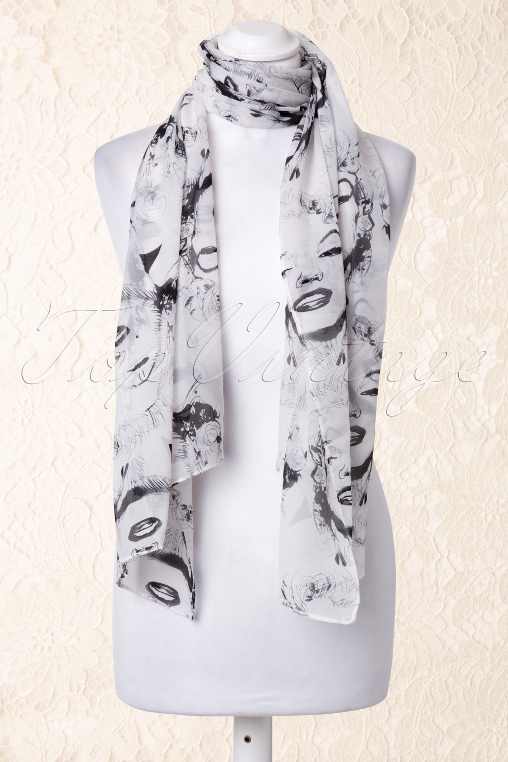 Vintage Marilyn Scarf Années 1950