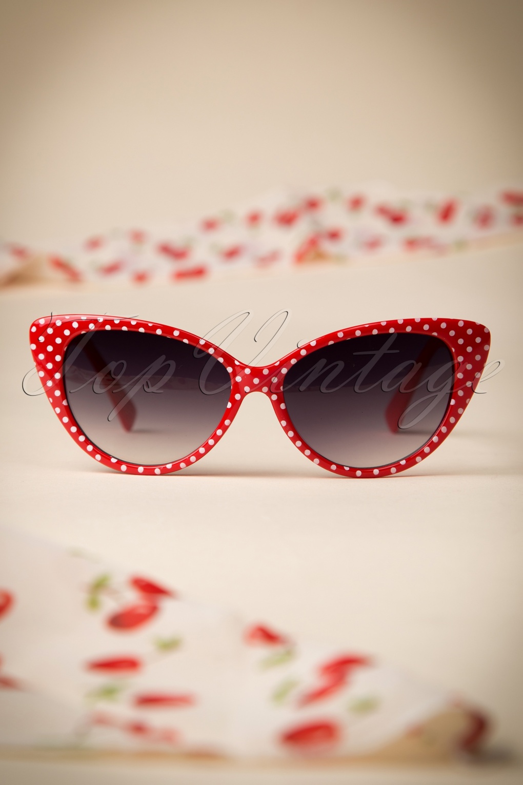 90s Sunglasses Retro Polka Dot Sunglasses For Women - Vintage 50s Style ...