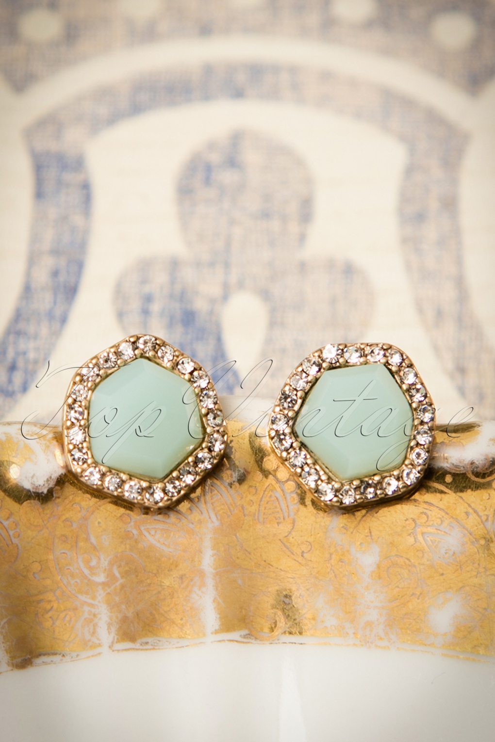 Lola Juliette Edle Mint-Ohrringe | Topvintage