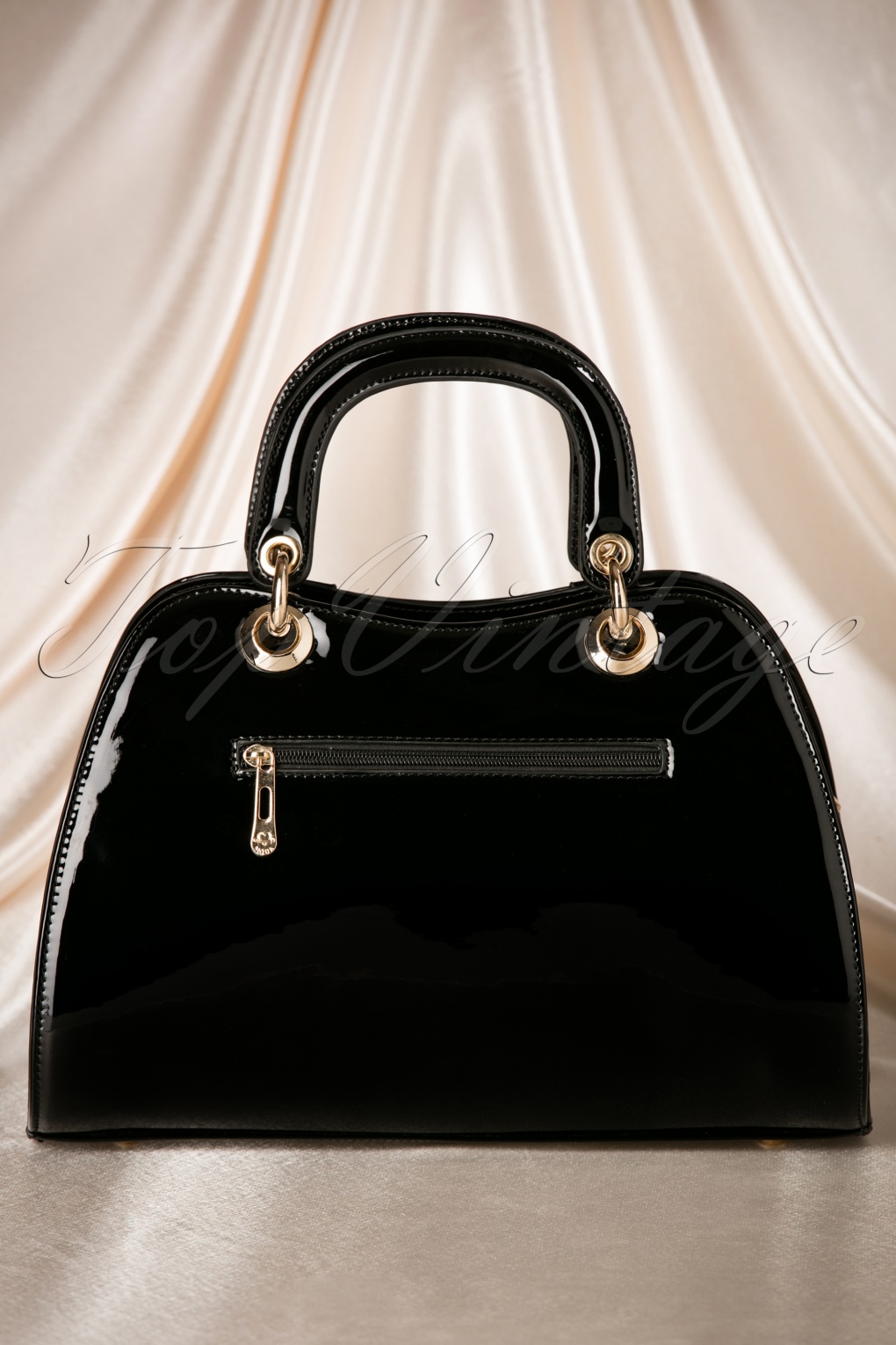 50s Scarlett Bow Handbag in Black